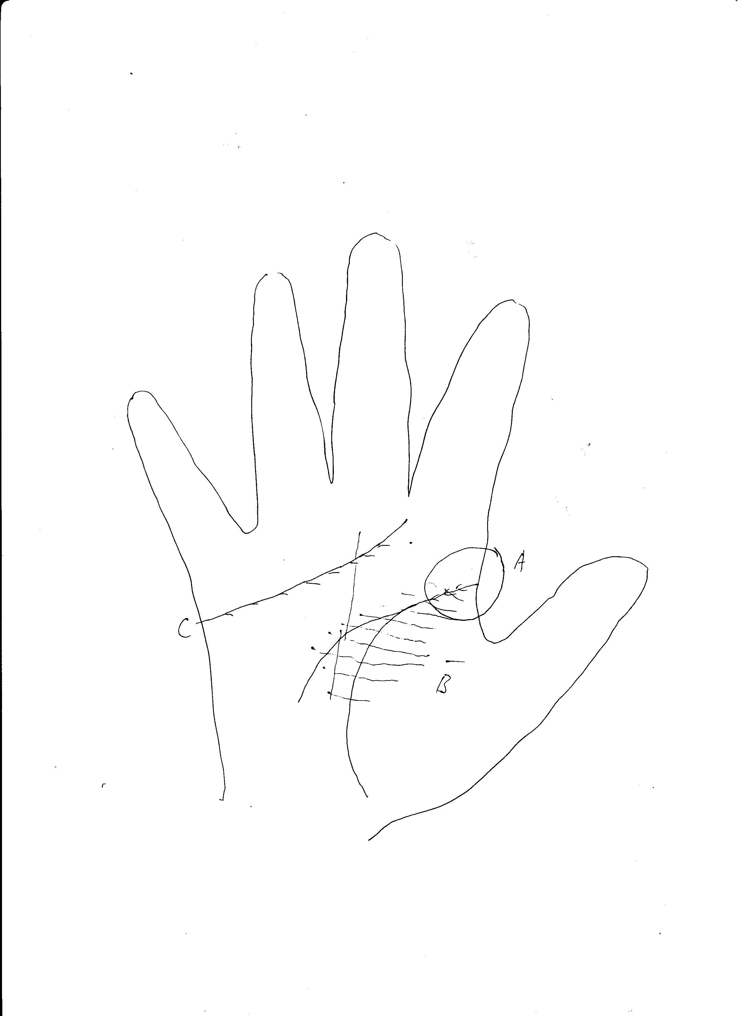 Palm Pattern that shows the Owner is easy to sacrifice for others ...